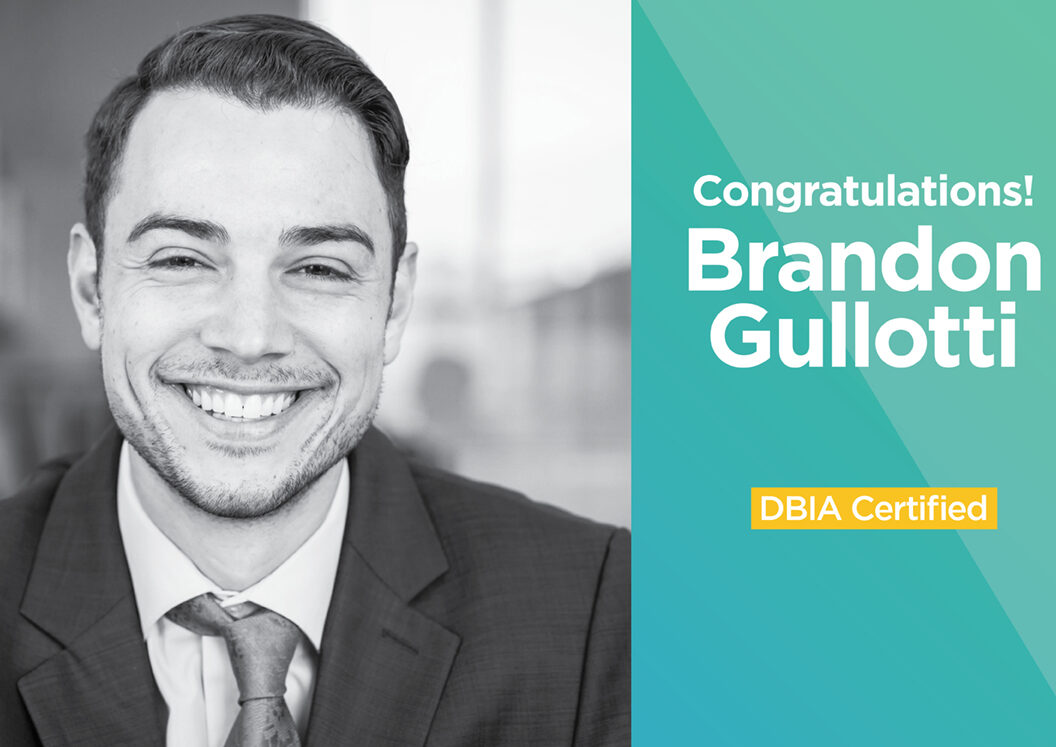 Brandon Gullotti is DBIA Certified | Community + Culture, News Releases ...