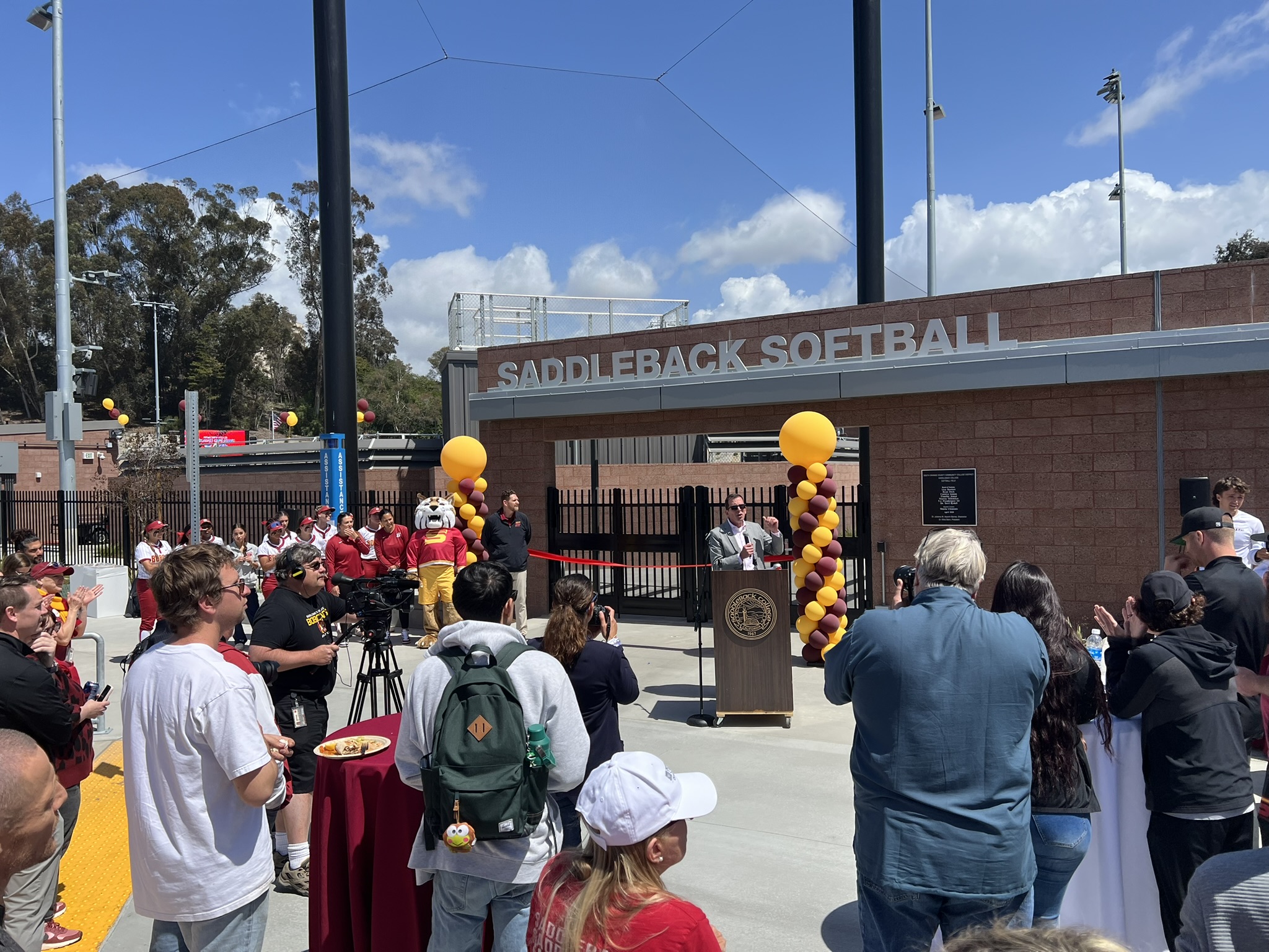 Saddleback College Celebrates New Softball Field | News Releases, Pre-K ...